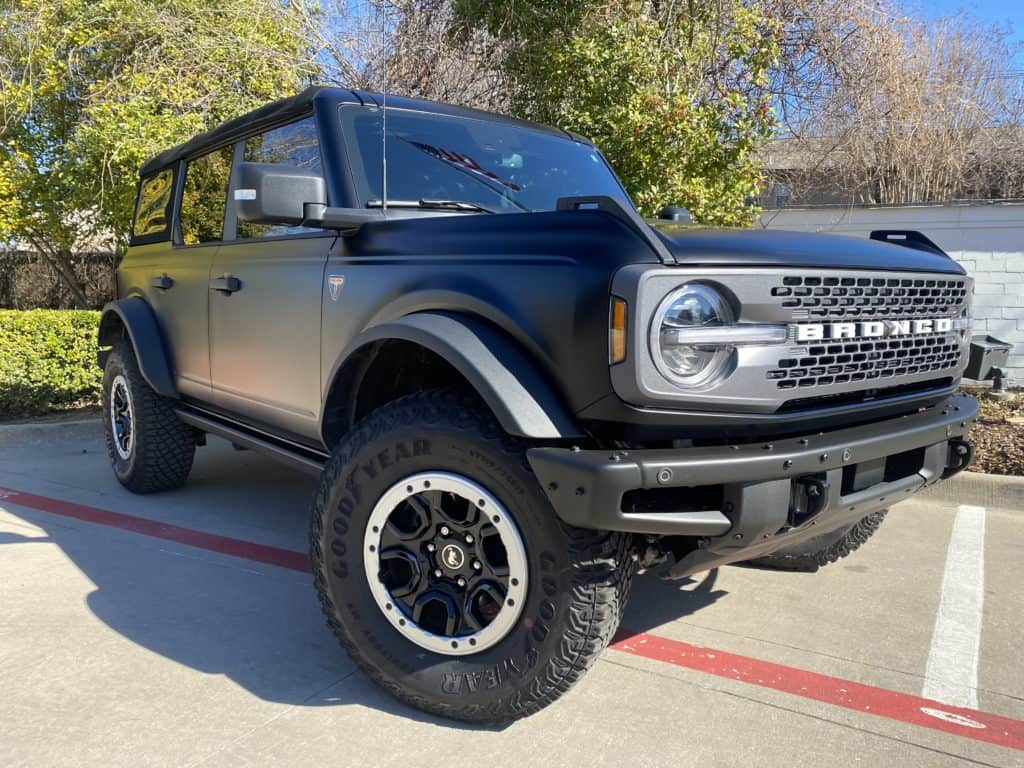 XPEL Dallas | Blog | 2022 Ford Bronco STEALTH Matte Finish PPF